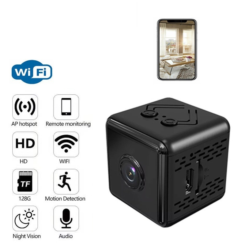 X6D Mini 1080P HD Hidden Camera Wireless Cctv Camera Wifi Connect To ...
