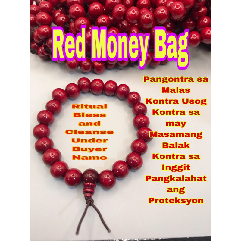 Red Money Bag Bracelet Pangontra Usog, Malas,Inggit | Shopee Philippines Red Money Bag Bracelet Pangontra Usog, Malas,Inggit | Shopee Philippines