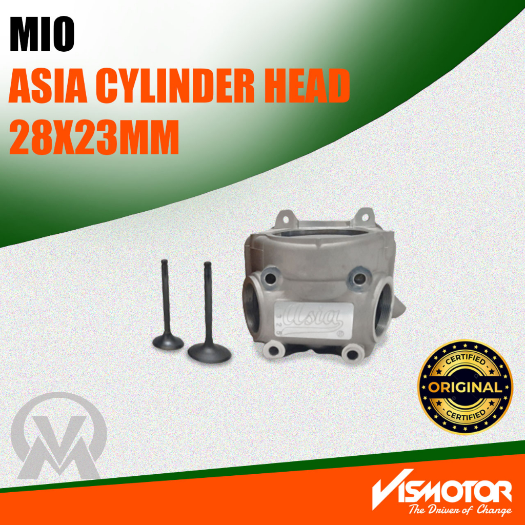 Original Asia Cylinder Head 28x23mm for Mio Motorcycle Spare Parts ...