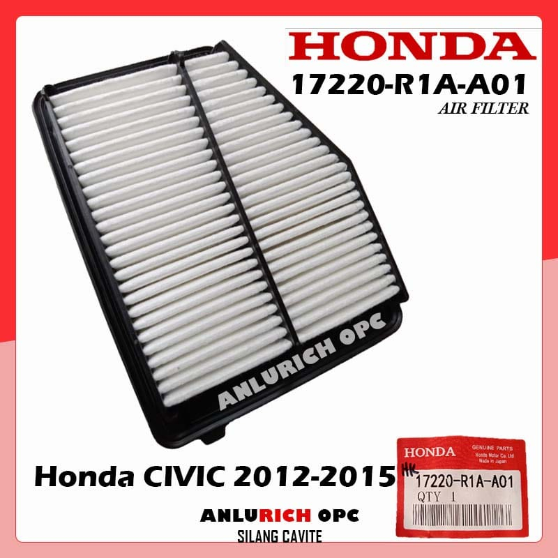 HONDA AIR FILTER for Honda CIVIC 2012-2015 PART NO. 17220-R1A-A01 ...