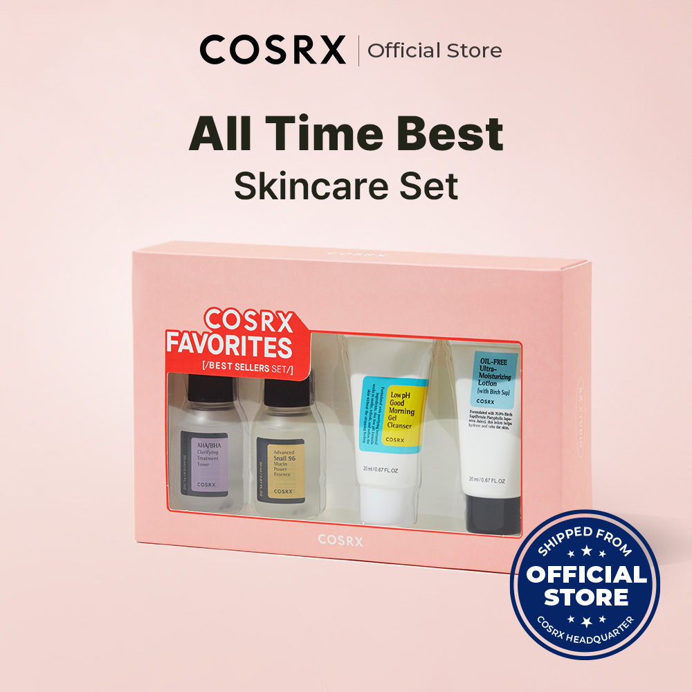 [COSRX OFFICIAL] Favorites Travel Kit (Mini Sized), AHA 0.1%, BHA 0.1% ...