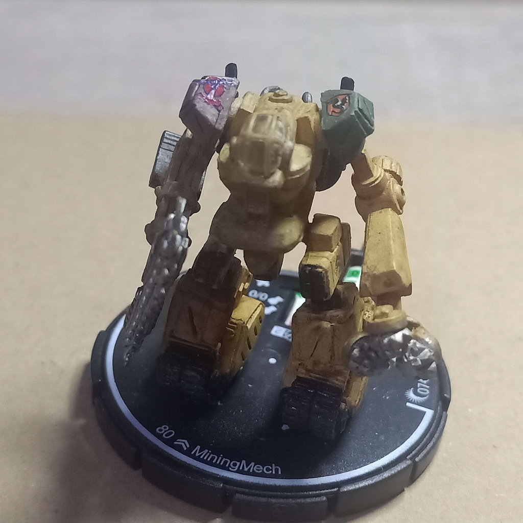 Mechwarrior Clix Wizkids figure from my BOX 2 - used mechs (figures ...