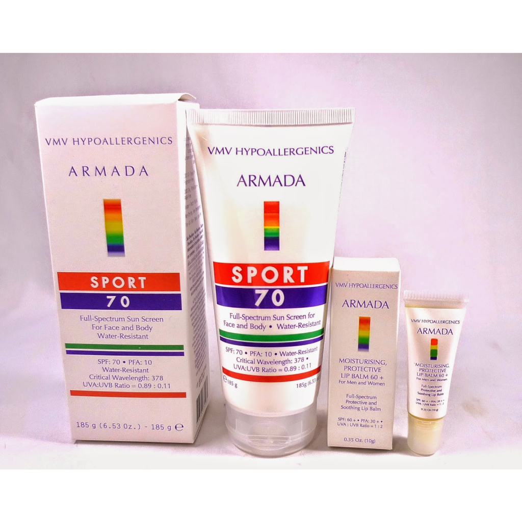 VMV Hypoallergenics Armada Face and Body Shield SPF 60 Skin Lightening ...