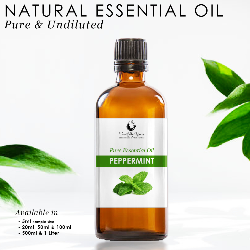 PEPPERMINT Natural Pure Essential Oil (20ml - 100ml) | Shopee Philippines