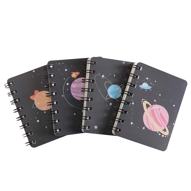 LSY 1pc Cute cartoon spring portable pocket Notepad mini notebook A7 ...