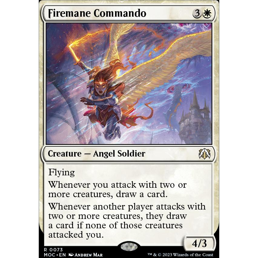 Firemane Commando Rare March of the Machine Magic the Gathering TCG ...