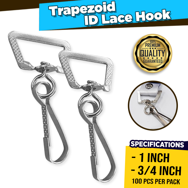 Trapezoid ID Hook 1 Inches / 3/4 Inches - 100pcs per pack | Shopee ...