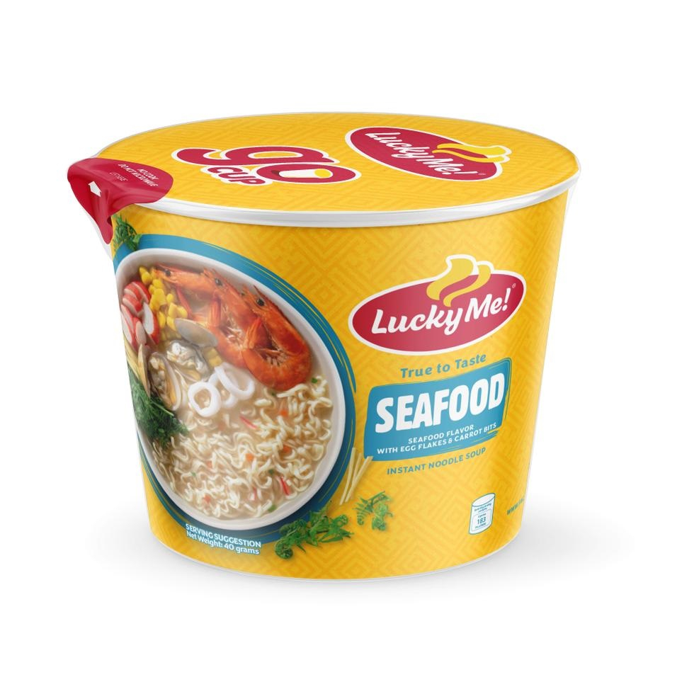 Lucky Me! Supreme Mini Cup Noodles Seafood 40g | Shopee Philippines