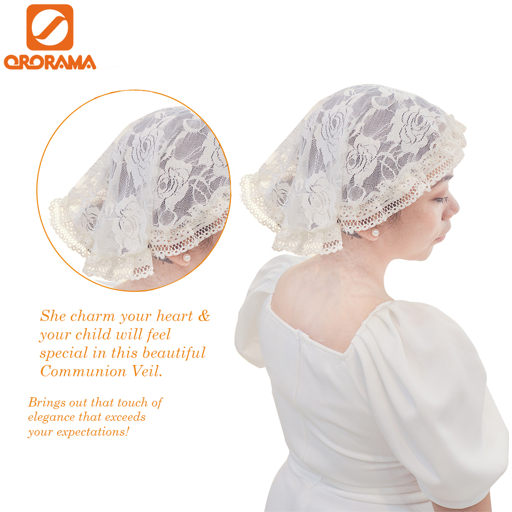 Communion Veil, Belo , Round Veil Traditional Veil | Shopee Philippines