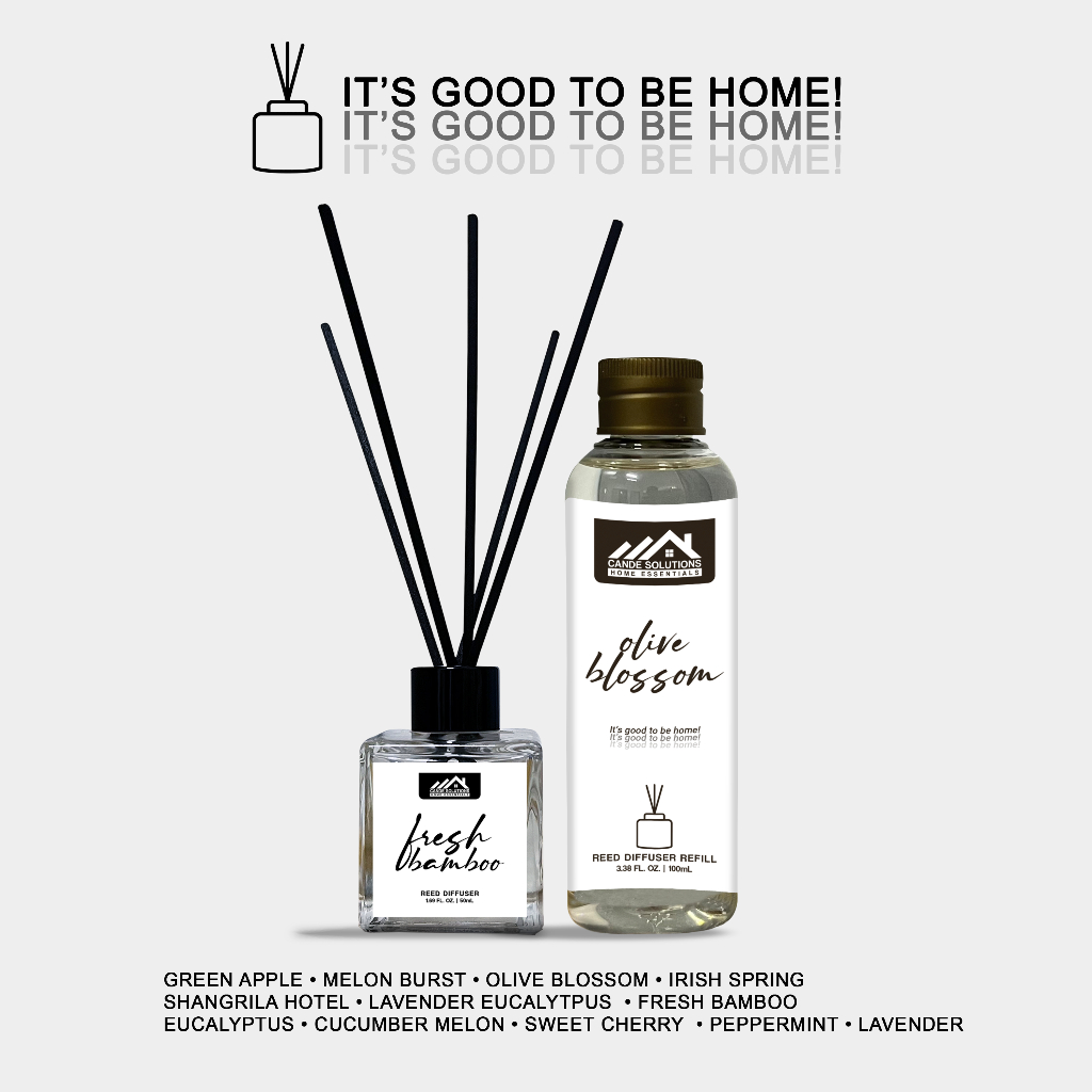 Reed Diffuser Home Fragrance Aroma Therapy Air Freshener | Shopee ...
