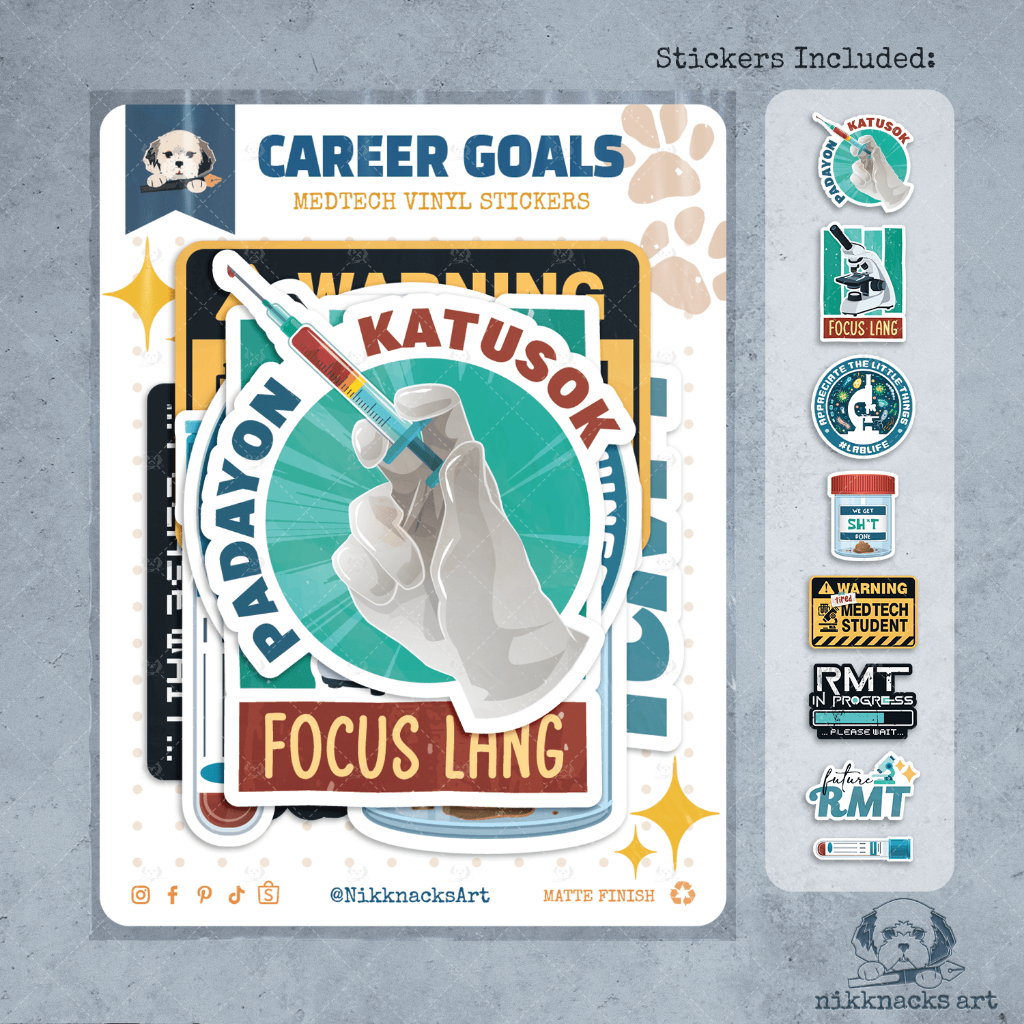 MEDTECH Stickers, MEDICAL PROFESSION, RMT Waterproof Stickers | Laptop ...