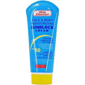 SKIN DOCTOR FACE AND BODY MOISTURIZING (SUNBLOCK CREAM) WITH VITAMIN E ...