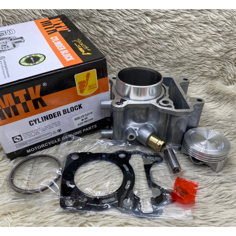 MTK CYLINDER BLOCK K35/CLICK125 STD/57mm/59MM | Shopee Philippines