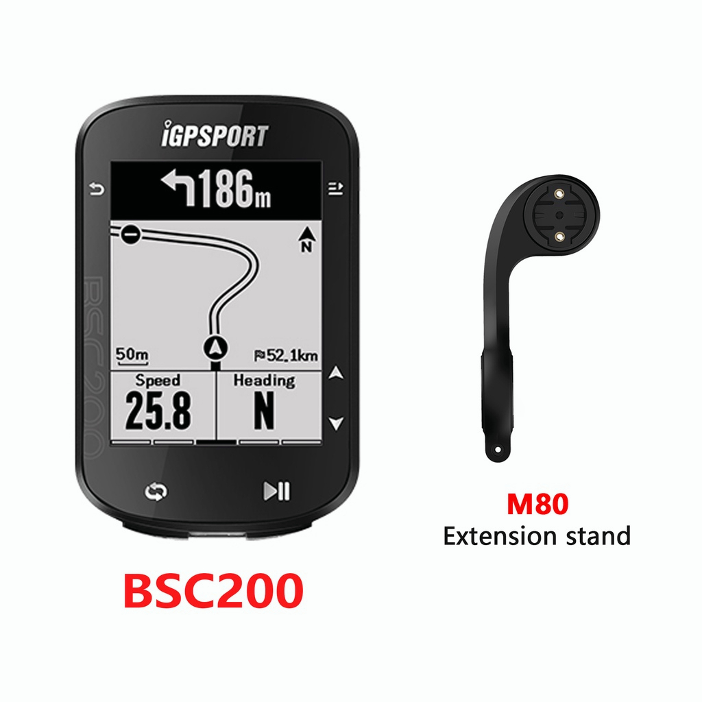 IGPSPORT BSC300 Bicycle Computer Bluetooth ANT Wireless Bike Odometer Color Screen Cycling ...