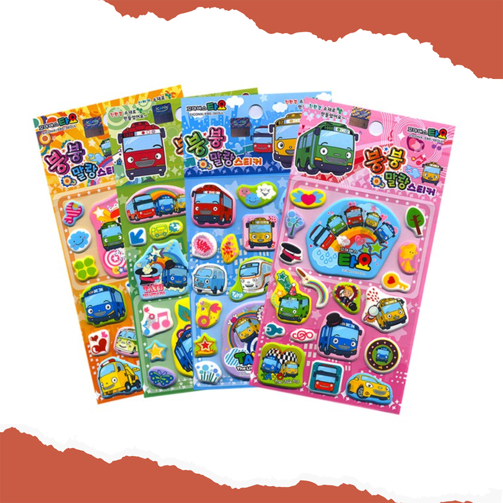 Daiso Korea - Tayo Sticker Collection | Shopee Philippines