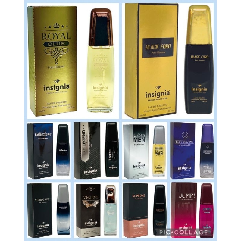 INSIGNIA PERFUME FOR MEN EUA DE TOILETTE 30ML | Shopee Philippines