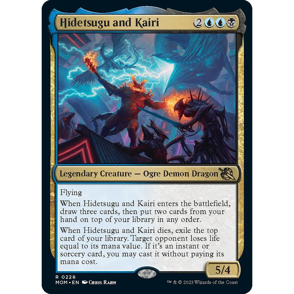Magic the Gathering Hidetsugu and Kairi March of the Machine | Shopee ...