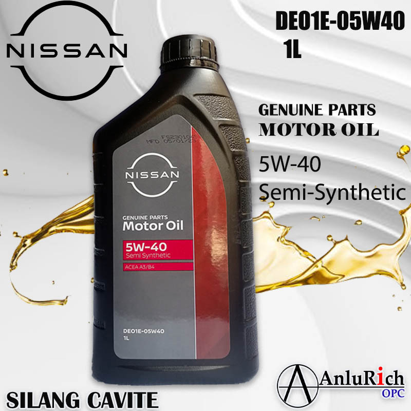 Nissan Genuine Oil Semi Synthetic 5W-40 Diesel Engine 1Liter | Shopee ...