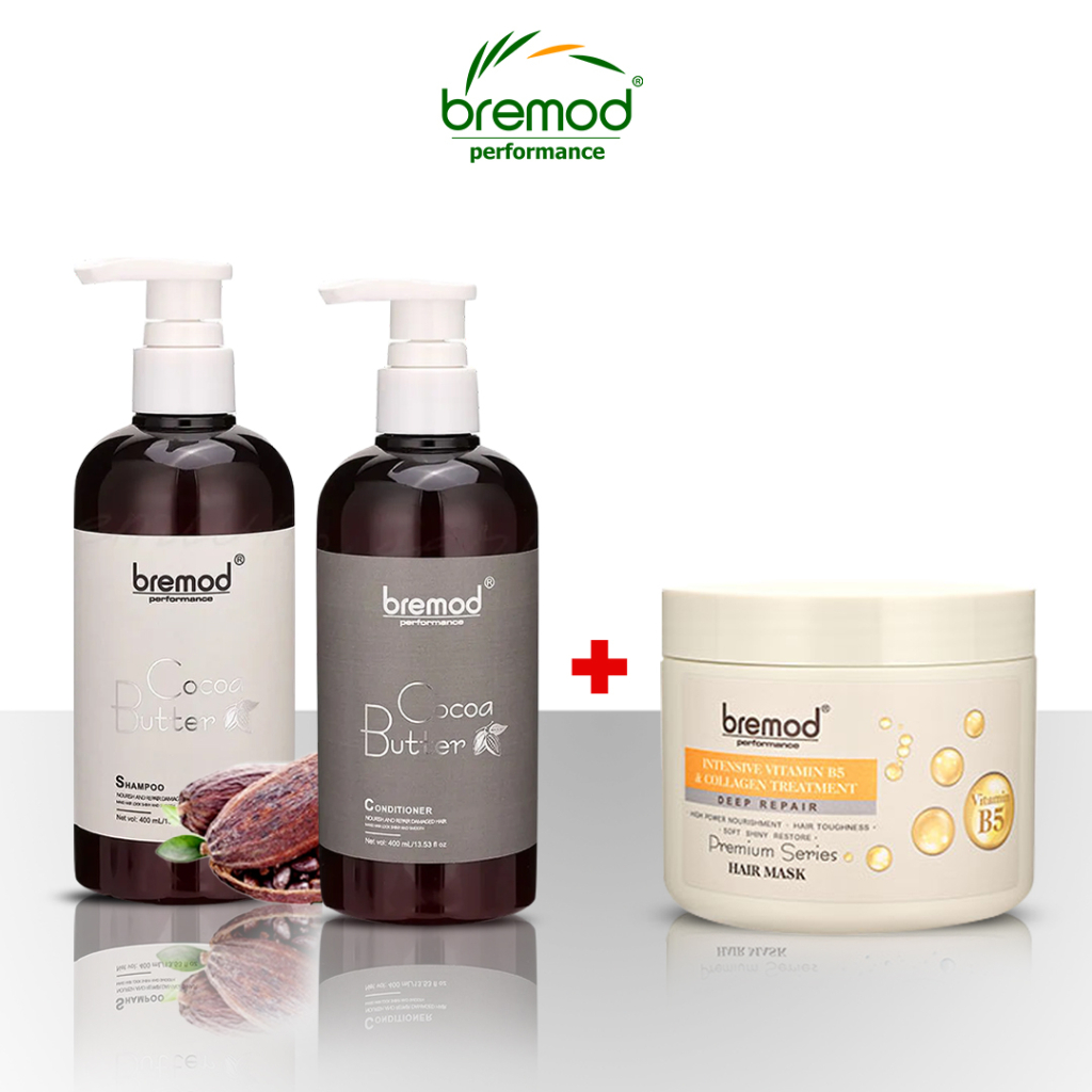 Bremod Premium Series Intensive Cocoa Butter Hair repair Treatment Hair ...