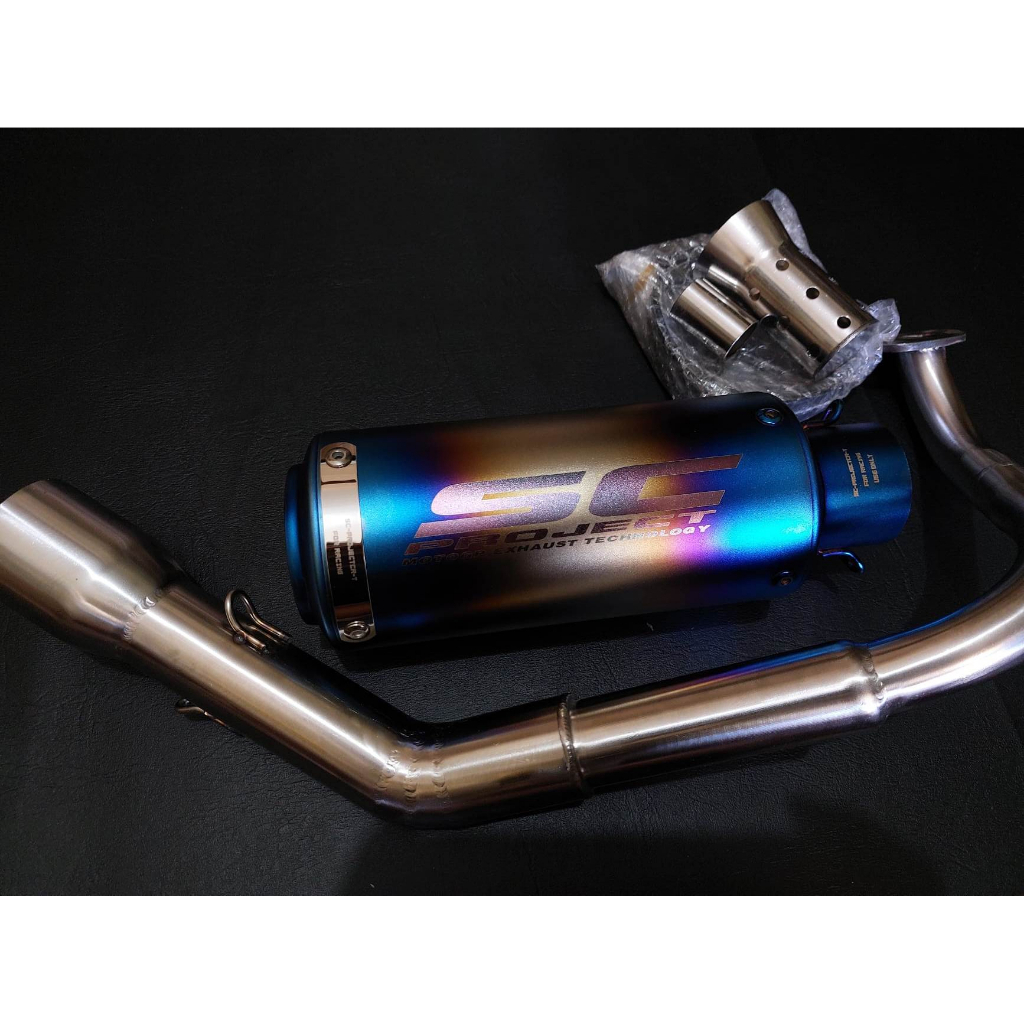 SC Project Full System for Honda Click V1/V2/V3 125/150 (with elbow ...