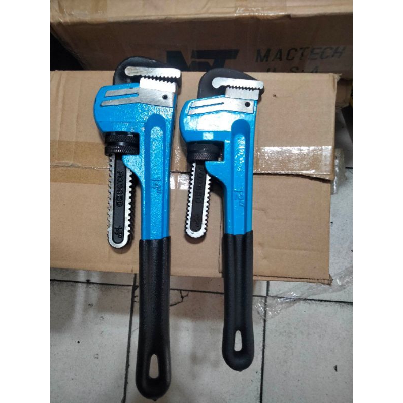 heavy duty yabe tubo or pipe wrench 12inches/14inches | Shopee Philippines