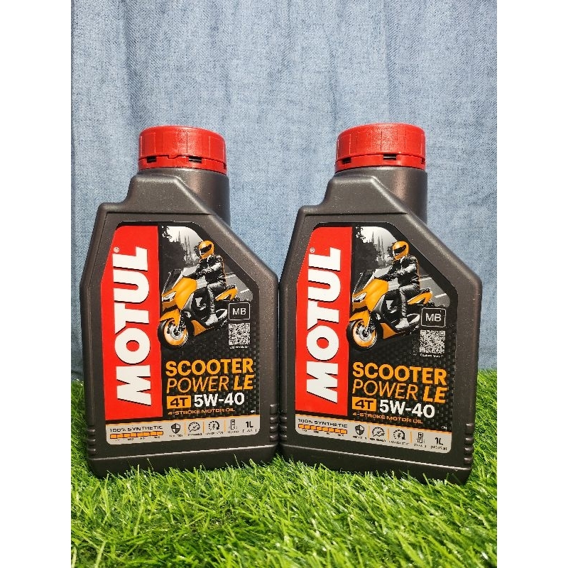 Motul Scooter POWER LE 4T 5W-40 1Liter | Shopee Philippines