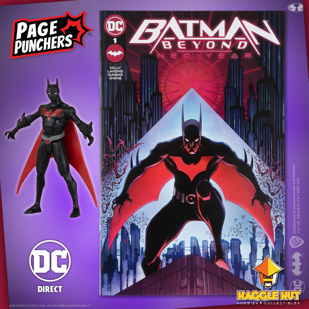 BATMAN BEYOND 3" W/ COMIC PAGE PUNCHERS McFarlane Toys DC Direct ...