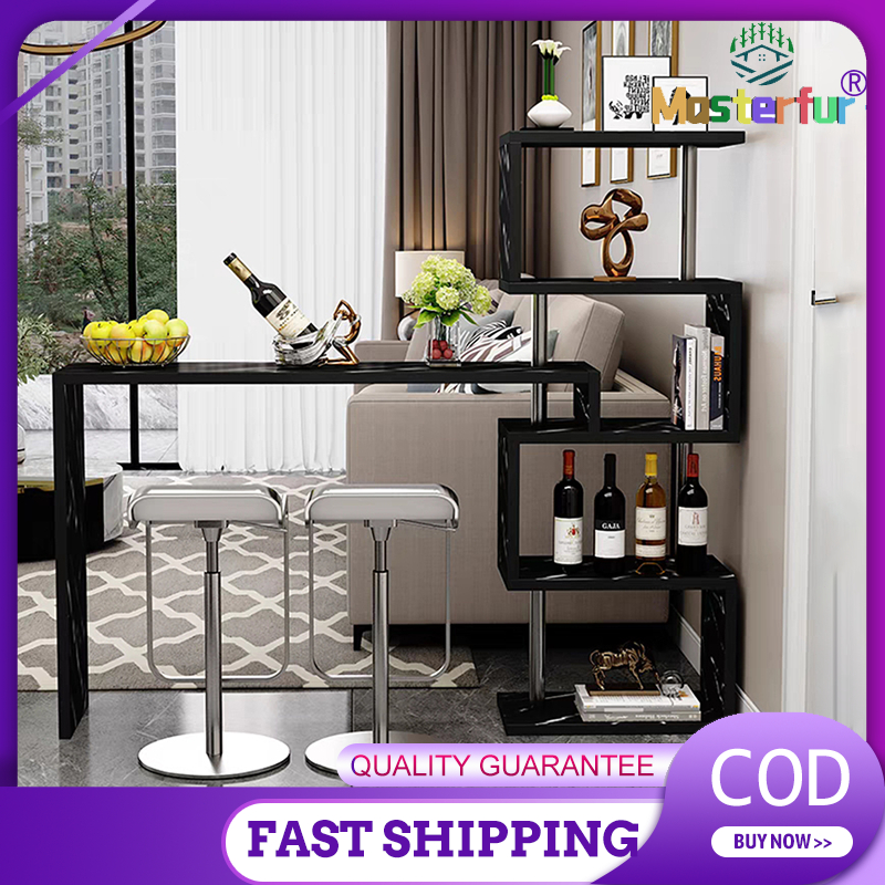 COD Modern MINI Bar table Rotating 360 Swivel Bar counter table coffee ...