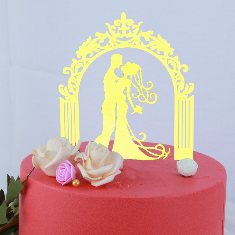 wedding arch topper wedding cake topper amt and mrs topper | Shopee ...