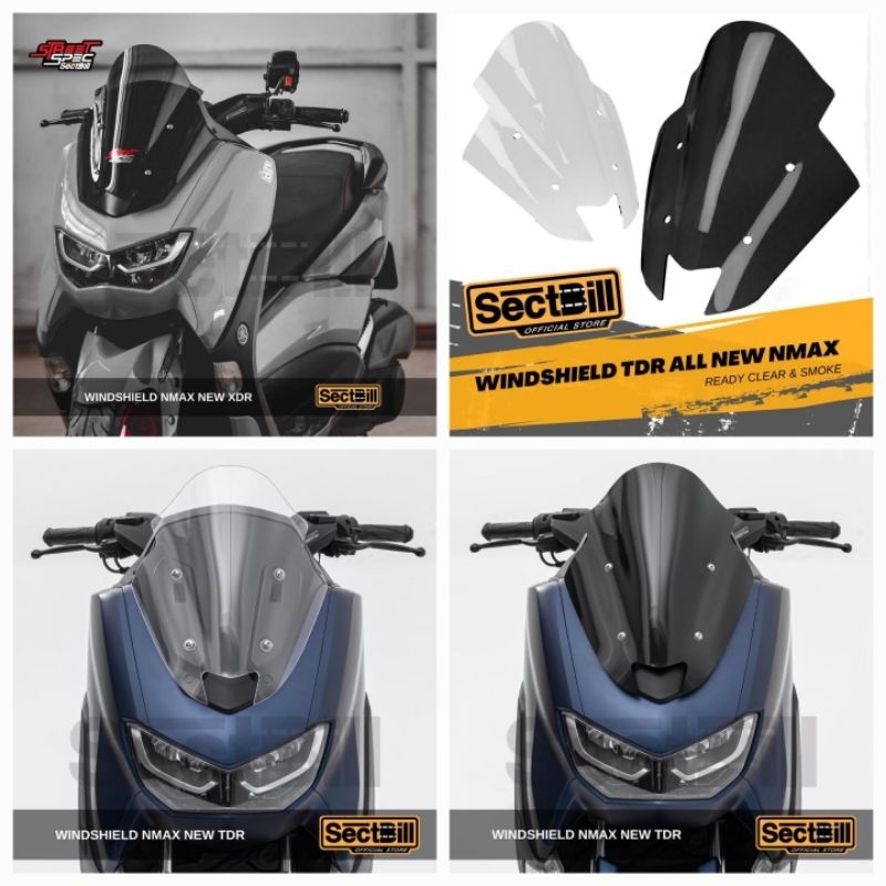 SECTBILL AND SEC VISOR FOR NMAX V1 V2 | Shopee Philippines