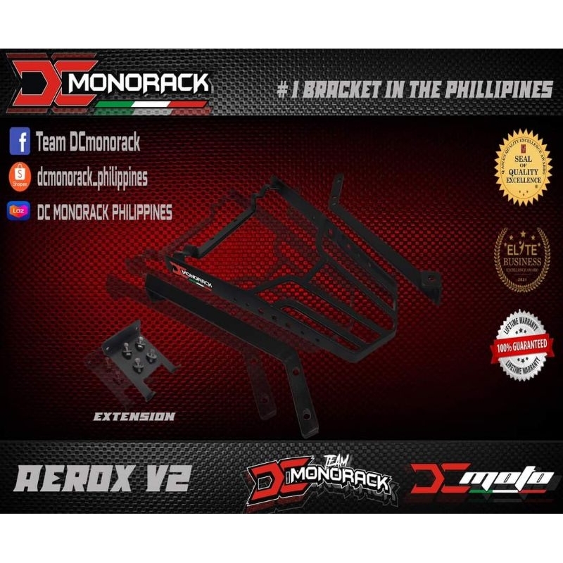 AEROX V2 DC MONORACK BRACKET | Shopee Philippines