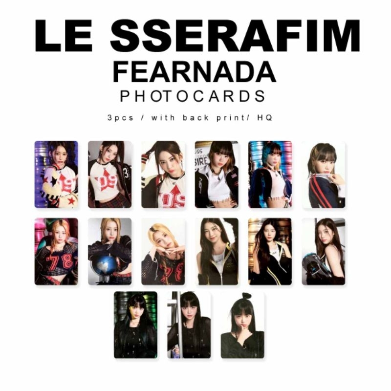 Le Sserafim Fearnada Photcard Set | Shopee Philippines