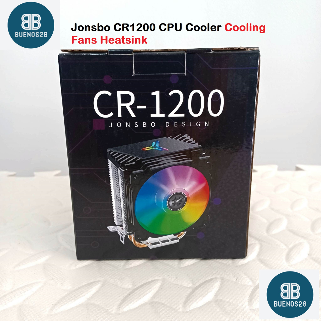 Jonsbo CR1200 BLACK CPU Cooler Cooling Fans Heatsink | Shopee Philippines