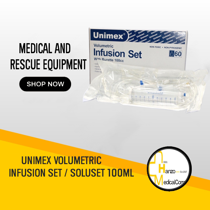 UNIMEX VOLUMETRIC INFUSION SET / SOLUSET 100ML | Shopee Philippines