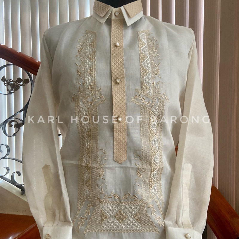 Piña Cocoon/ Pinya Cocoon Barong for Men (HIGH QUALITY BARONG) | Shopee ...