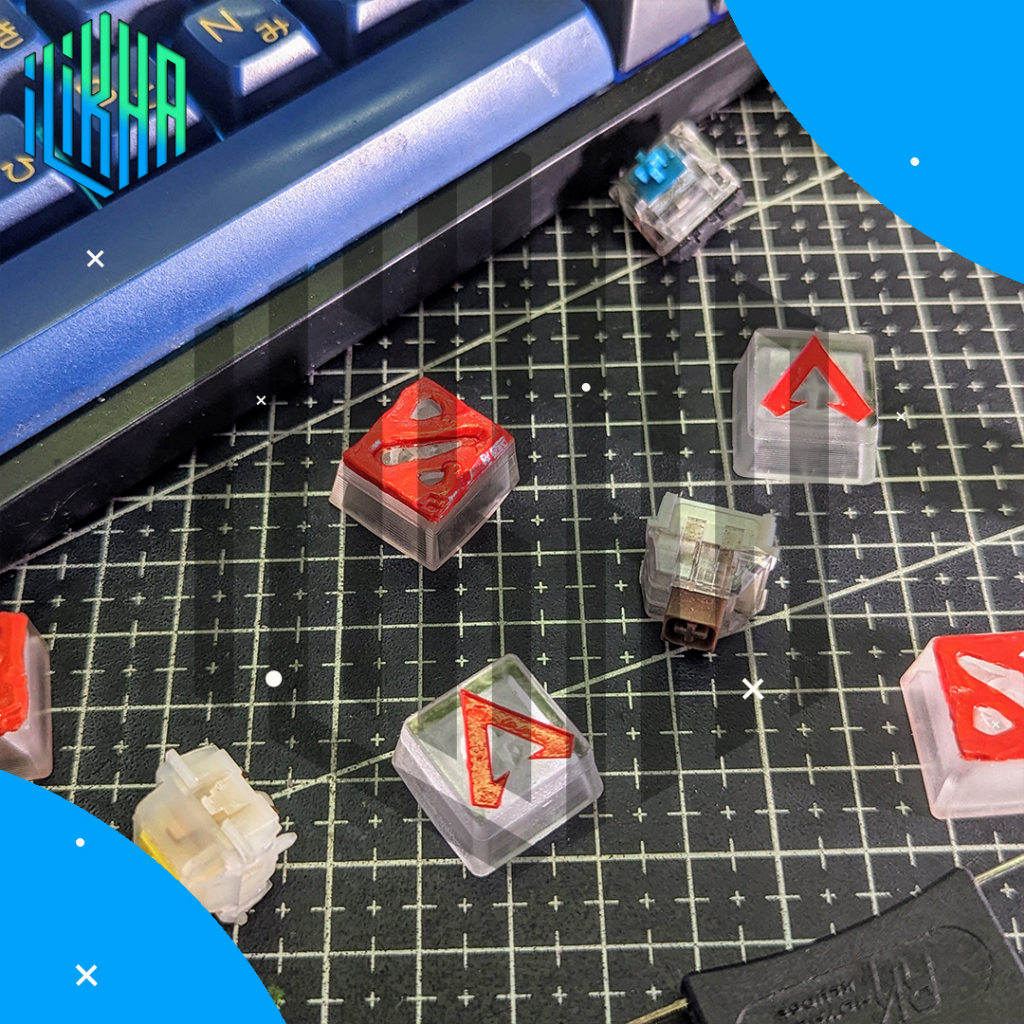 Dota 2 , Apex Legends Artisan Resin Keycap Mechanical Keyboard | Shopee ...