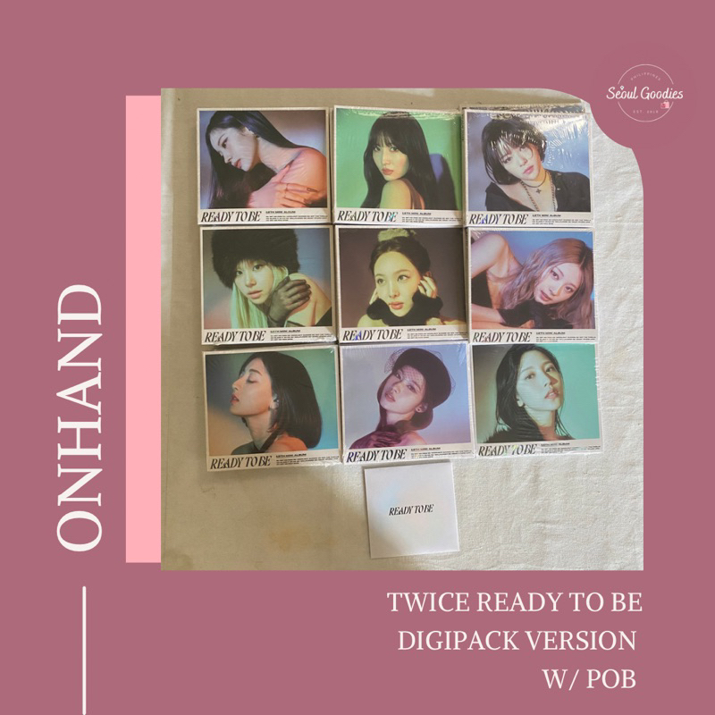 [ONHAND] TWICE READY TO BE - DIGIPACK VERSION | Shopee Philippines