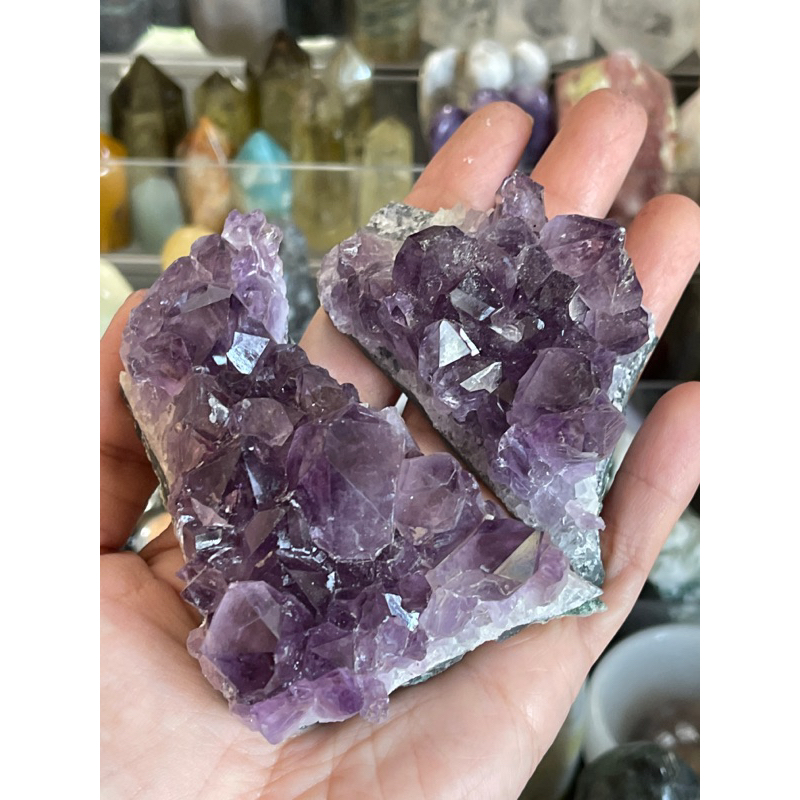 AMETHYST CLUSTER GEMSTONE NATURAL CRYSTAL | Shopee Philippines