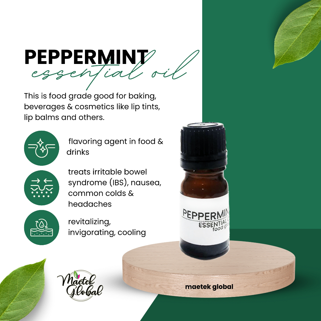 Peppermint Essential Oil 5mL (Food Grade) | Shopee Philippines