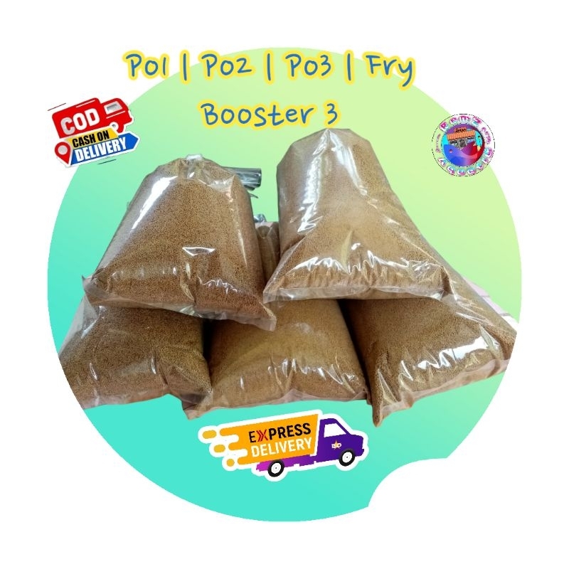 (1 Kilo Pack) Po1 | Po2 | Po3 | FRY BOOSTER 3 - Aquatic FishFood | Shopee Philippines