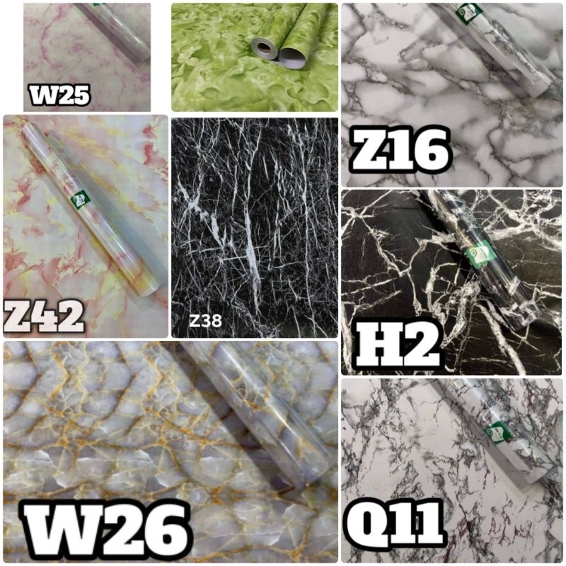 Aceking Wallpaper Marble Design Wall Sticker PVC Self Adhesive ...