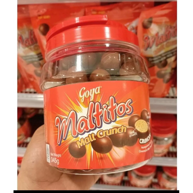 Goya Malt Crunch Maltitos BIG BUCKET 345g Original | Shopee Philippines