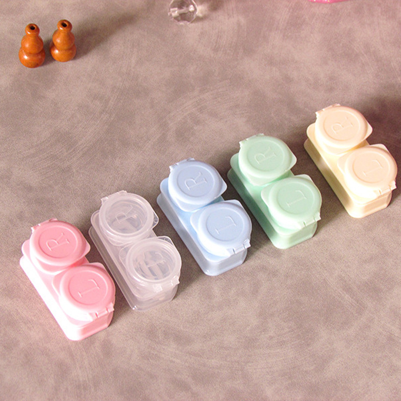 Portable Cute Contact Lenses Box Lens Case For Eyes Care Kit Candy ...