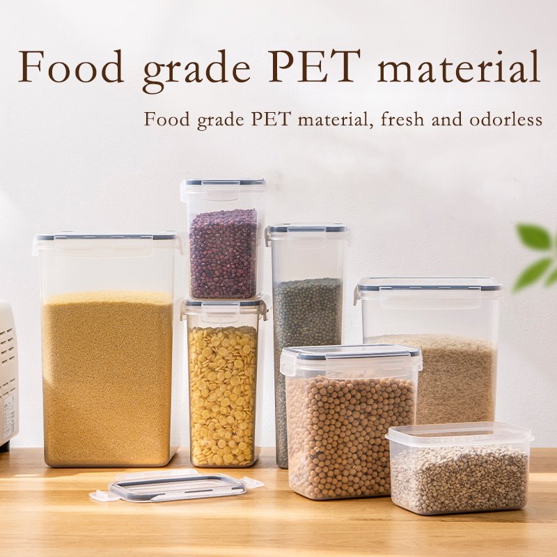 800/1400/2000/2800ML Food keep fresh Clear airtight Sealed storage ...