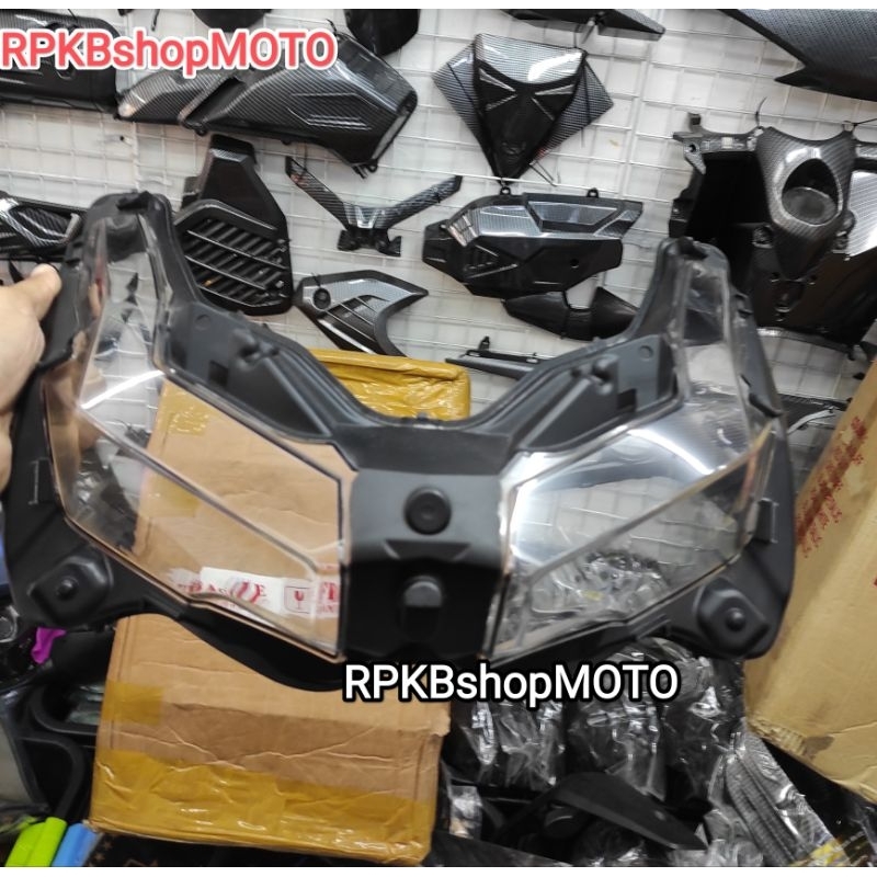 Headlight Lens Genuine and OEM ADV 150/AeroxV1/AeroxV2/Click V1-V2-V3 ...