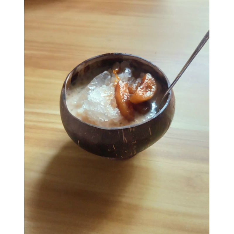 Coco bowl with stand/ Medium size coconut shell bowl | Shopee Philippines