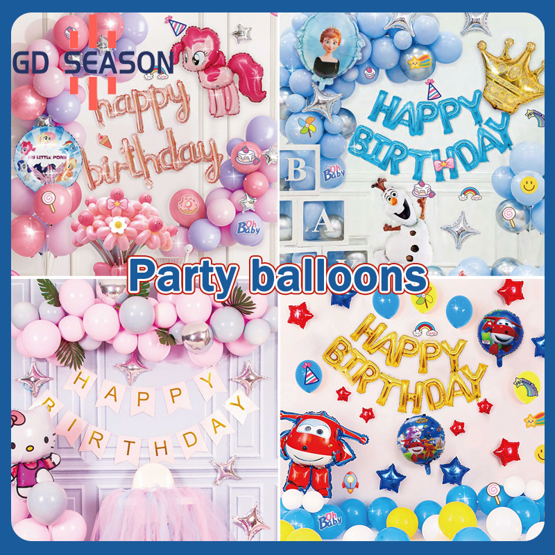 Happy Birthday Balloon Kit Balloon Arch Kit Macaron Colorful Balloons ...