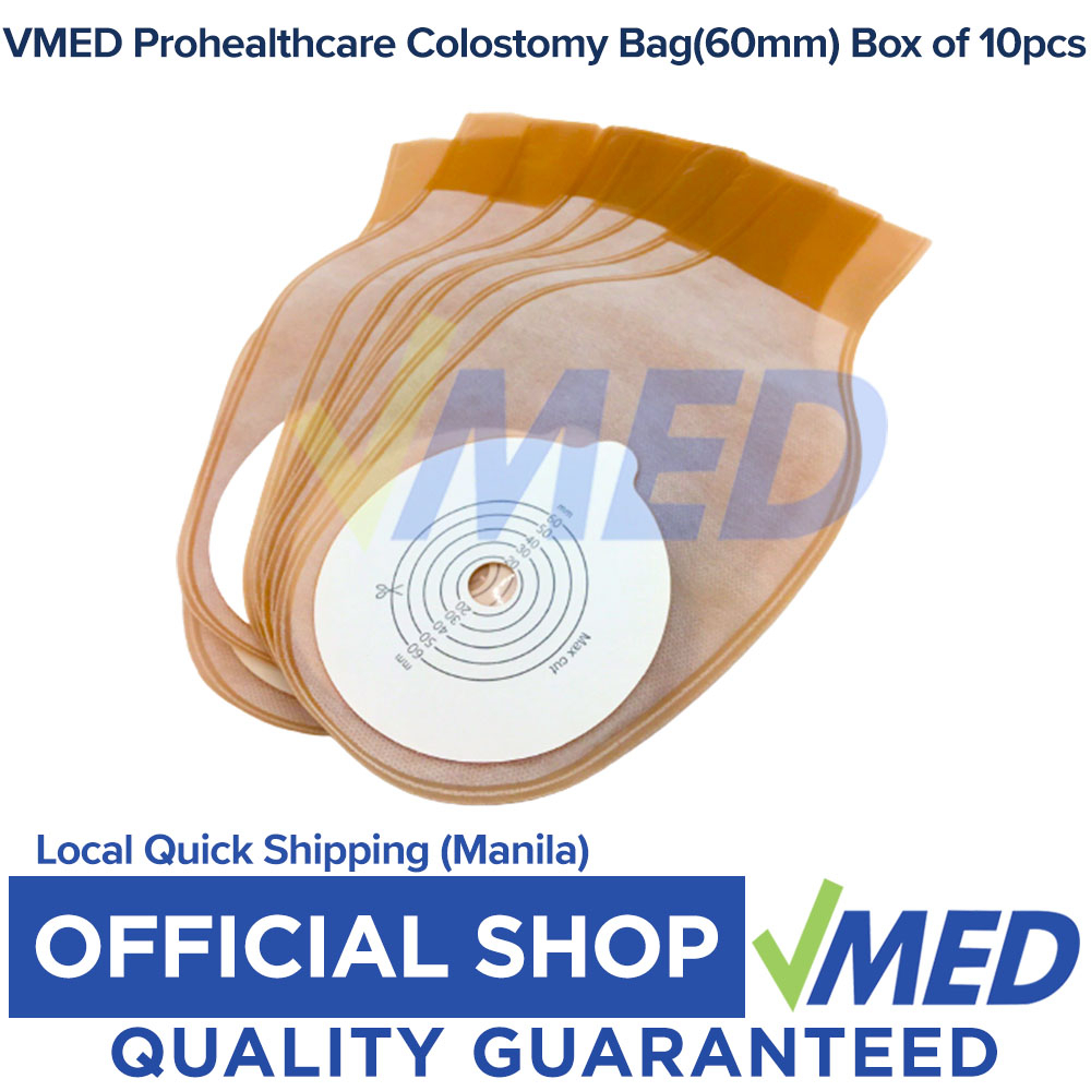 VMED Prohealthcare Colostomy Bag(60mm) Box of 10pcs | Shopee Philippines