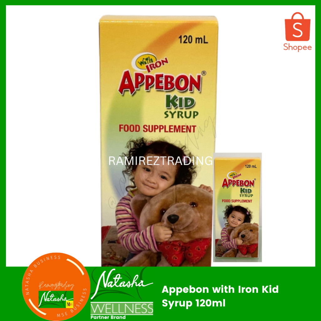 Appebon with Iron Kid Syrup 120ml 100% ORIGINAL | Shopee Philippines