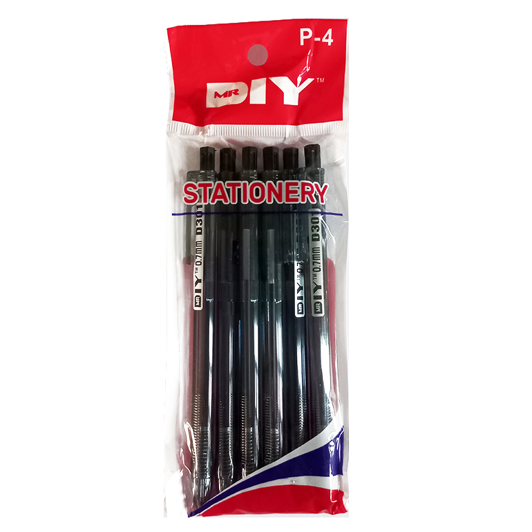 MR. DIY 12 pcs. Black Ballpens 0.7mm | Shopee Philippines